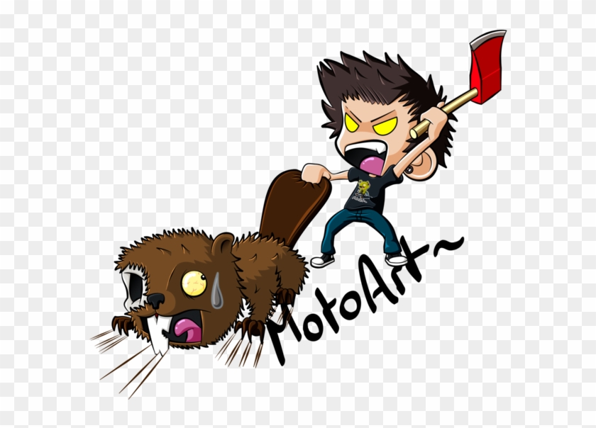 Zom-beaver By Maximoto - Cartoon - Free Transparent PNG Clipart Images ...
