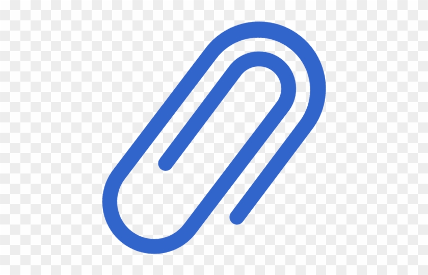 Blue Paper Clip Icon Image - Clip Icon - Full Size PNG Clipart Images ...