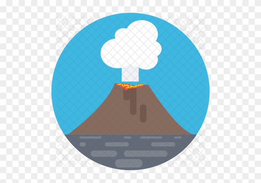 Volcano Icon - Cross - Full Size PNG Clipart Images Download