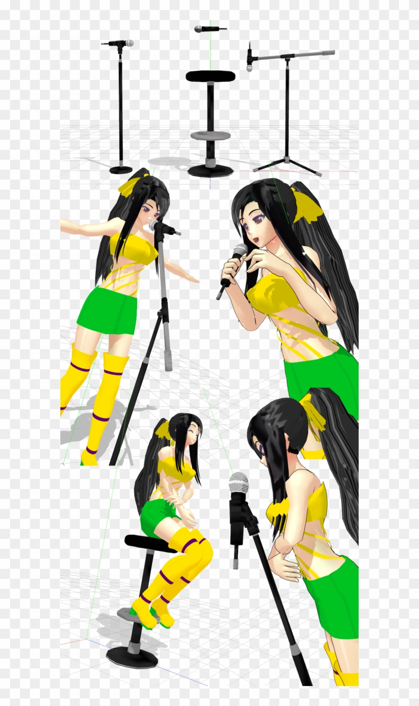 Mmd Microphones, Stool, Stands By Mbarnesmmd - Mmd Stool - Full Size ...