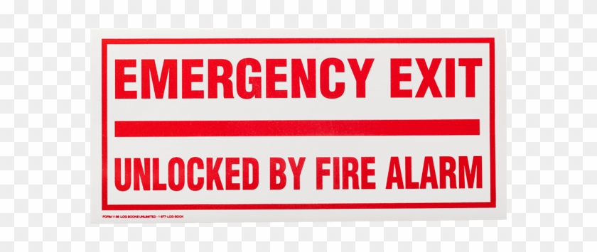 Emedco Adhesive Vinyl Glow In The Dark Exit Sign - - Free Transparent ...