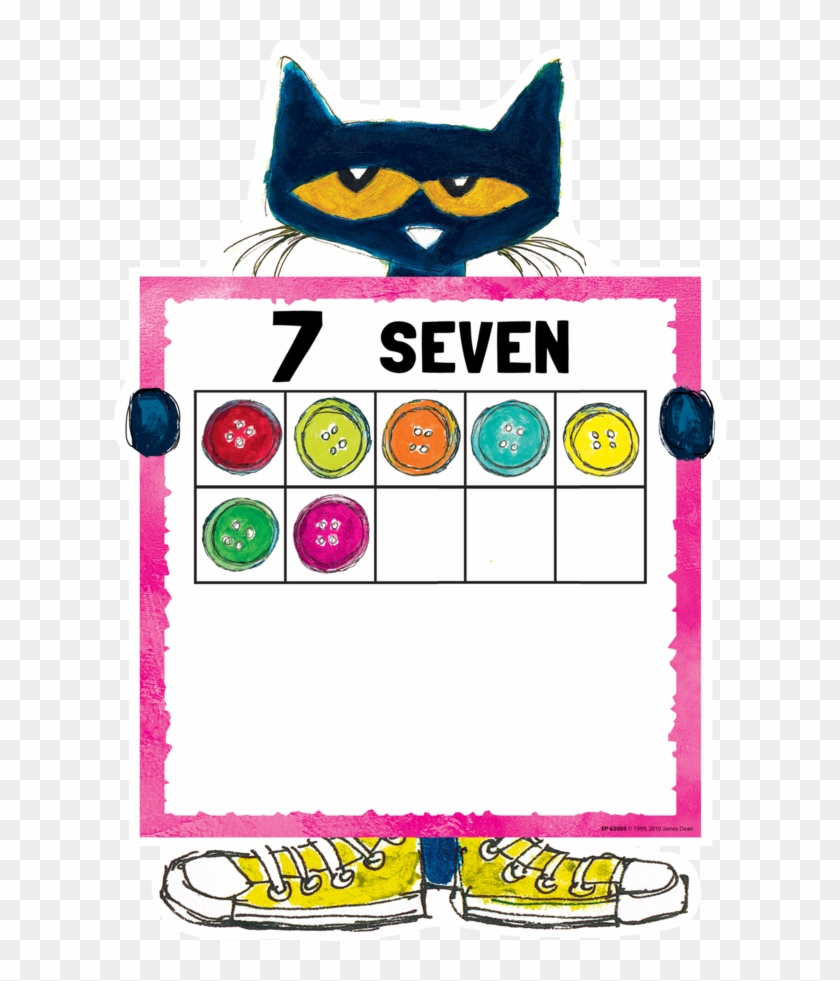 Pete The Cat Numbers 0-20 Bulletin Board Alternate - Cat - Full Size ...