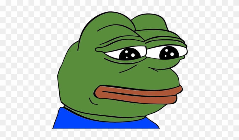 Feels Frog Meme Vinyl Sticker - Sad Toad Meme - Full Size PNG Clipart Images Download