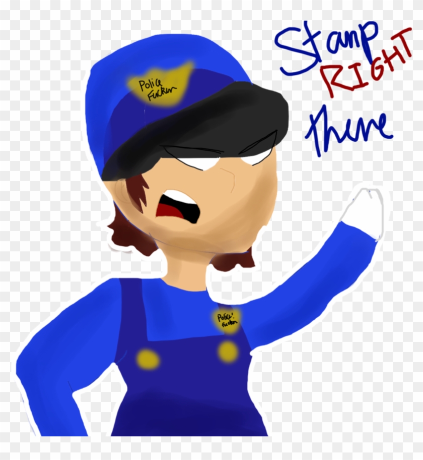 Police~ By Faithy The Squid - Smg4 Police - Free Transparent PNG ...