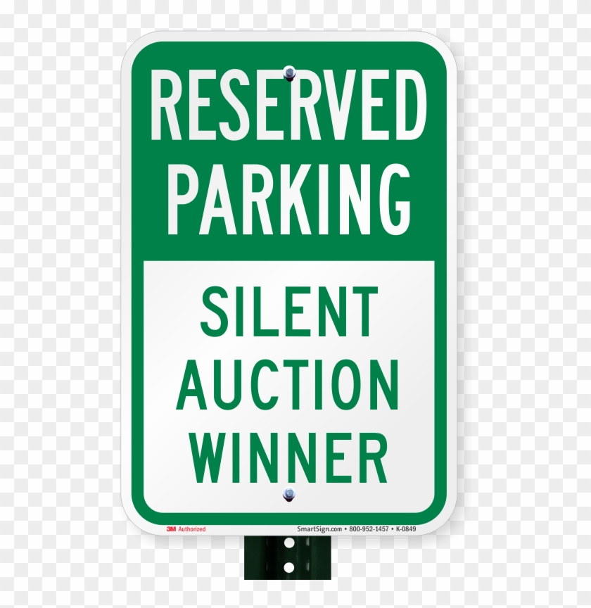 Silent Auction Sign - Smartsign 3m Engineer Grade Reflective Sign ...