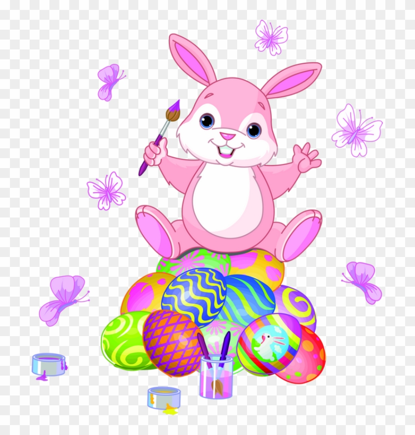 Easter Bunny Easter Egg Clip Art - Animated Easter Bunny - Full Size ...