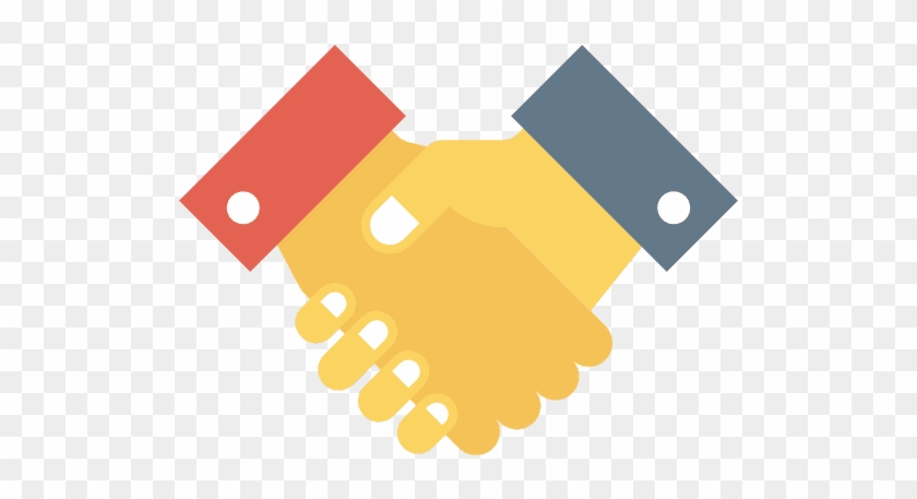 One - Handshake - Full Size PNG Clipart Images Download