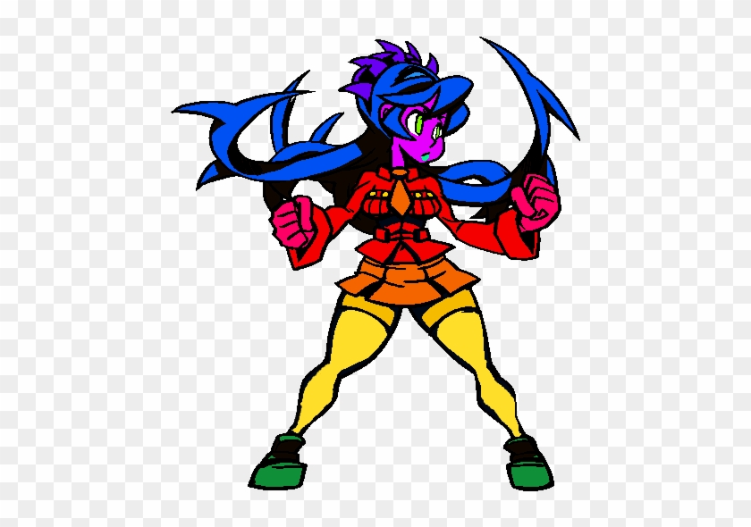 Test Palette - Skullgirls Filia Sprite Gif - Full Size PNG Clipart ...