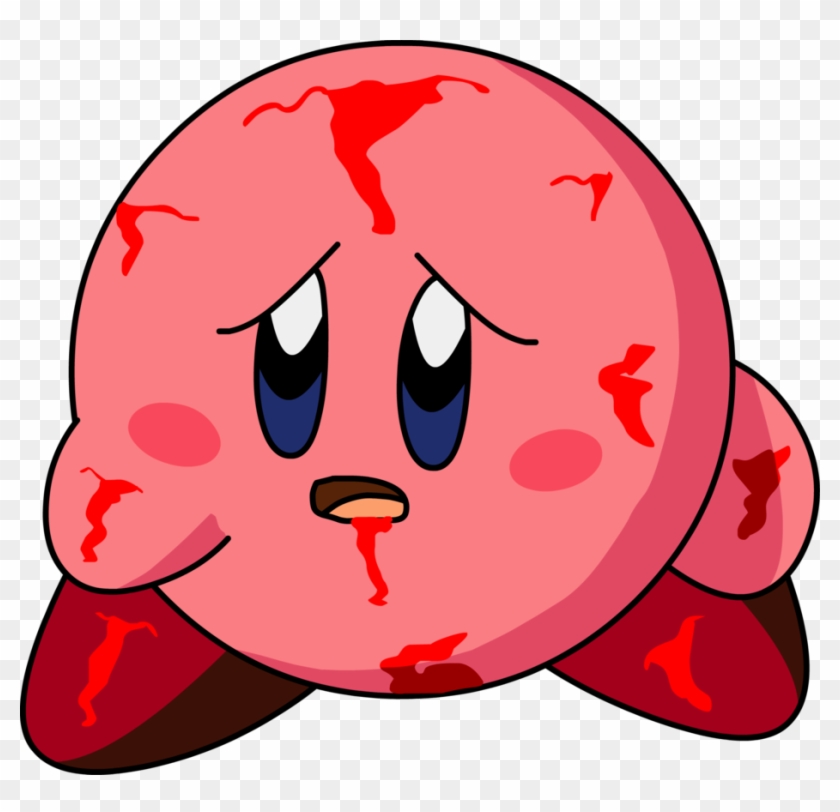 Injured Kirby - Kirby Tired - Full Size PNG Clipart Images Download