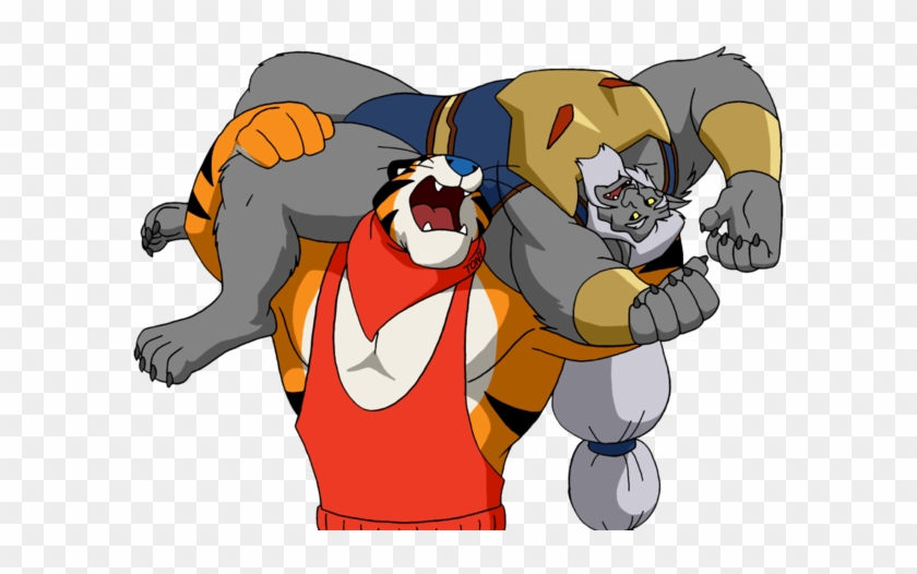 Tony And Wolf 001 Photo Tony The Tiger Wolf 001 Zpskdsxjnhj - Cartoon ...