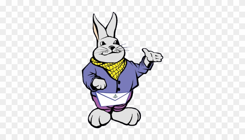 Masonic Bunny - Cartoon - Free Transparent PNG Clipart Images Download