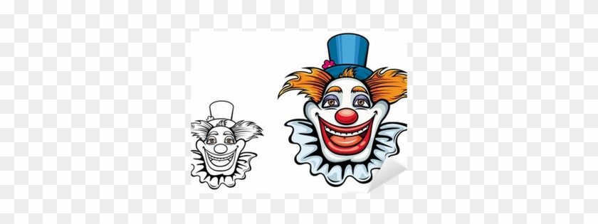 Vinyl Stickers Decals Happy Clown Face Cartoon Mascot - Free ...
