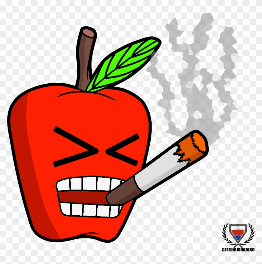 Apple Chibi By Czechbiohazard - Drawing - Free Transparent PNG Clipart ...