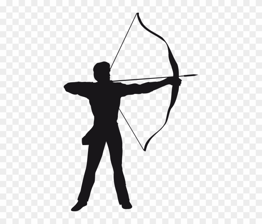 Archery Silhouette - Archery Silhouette - Free Transparent PNG Clipart ...