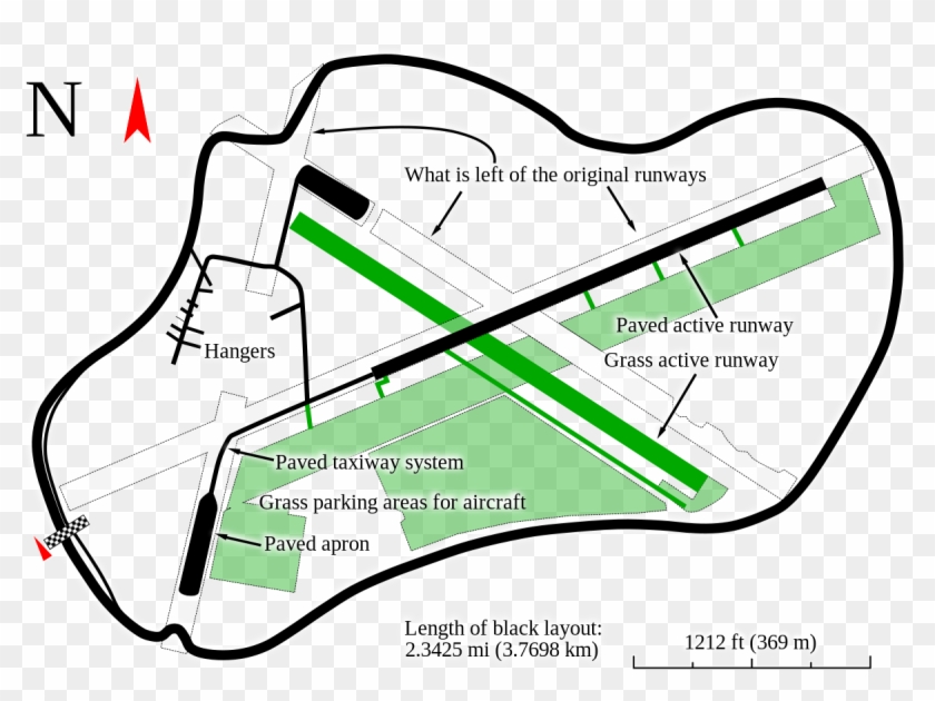 Thruxton Race Track Map - Full Size PNG Clipart Images Download