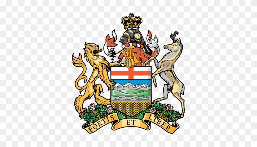 Coat Of Arms Alberta - Alberta Coat Of Arms - Full Size PNG Clipart ...