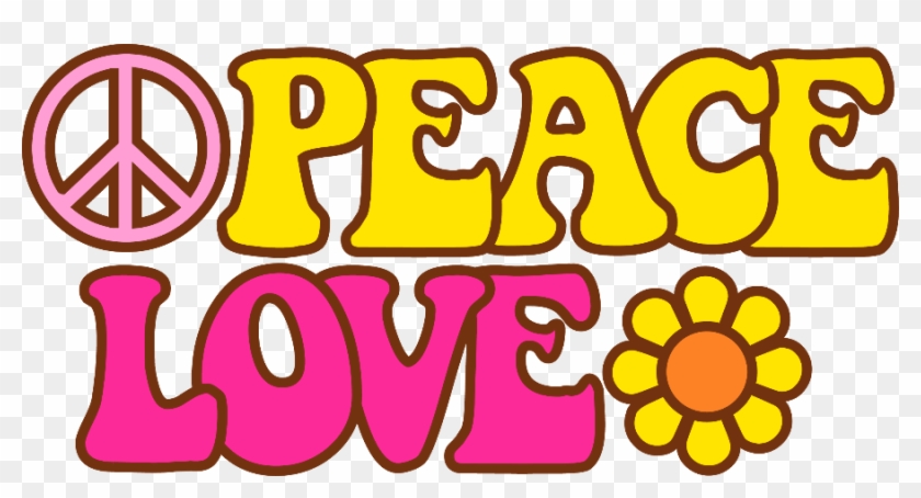 Love Sign - Peace Love & Happiness Banner - Full Size PNG Clipart ...