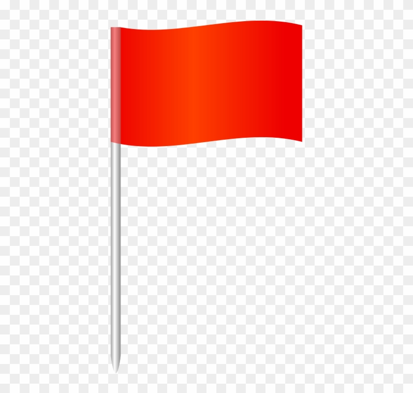 Red Flag Marker - Full Size PNG Clipart Images Download