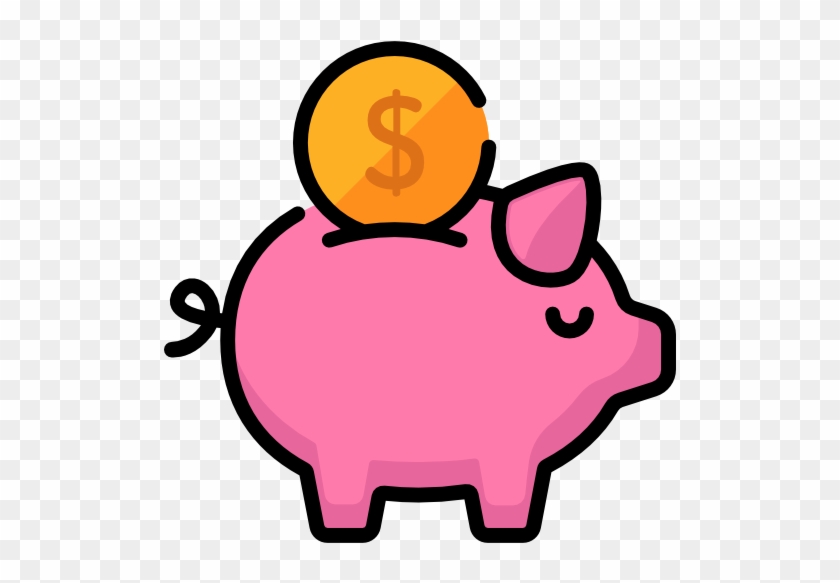 Piggy Bank Free Icon - Saving - Full Size PNG Clipart Images Download