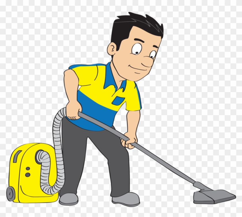 Cleaner Man By Fachcruel - Cartoon - Free Transparent PNG Clipart ...