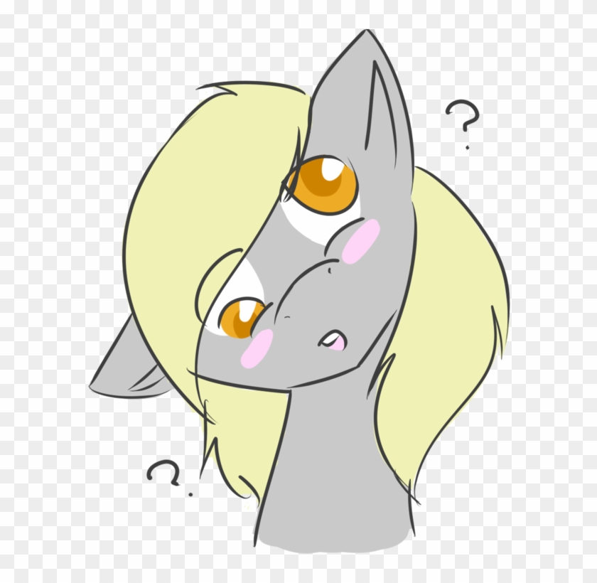 Oh-larissa, Blushing, Confused, Derpy Hooves, Female, - Cartoon - Free ...