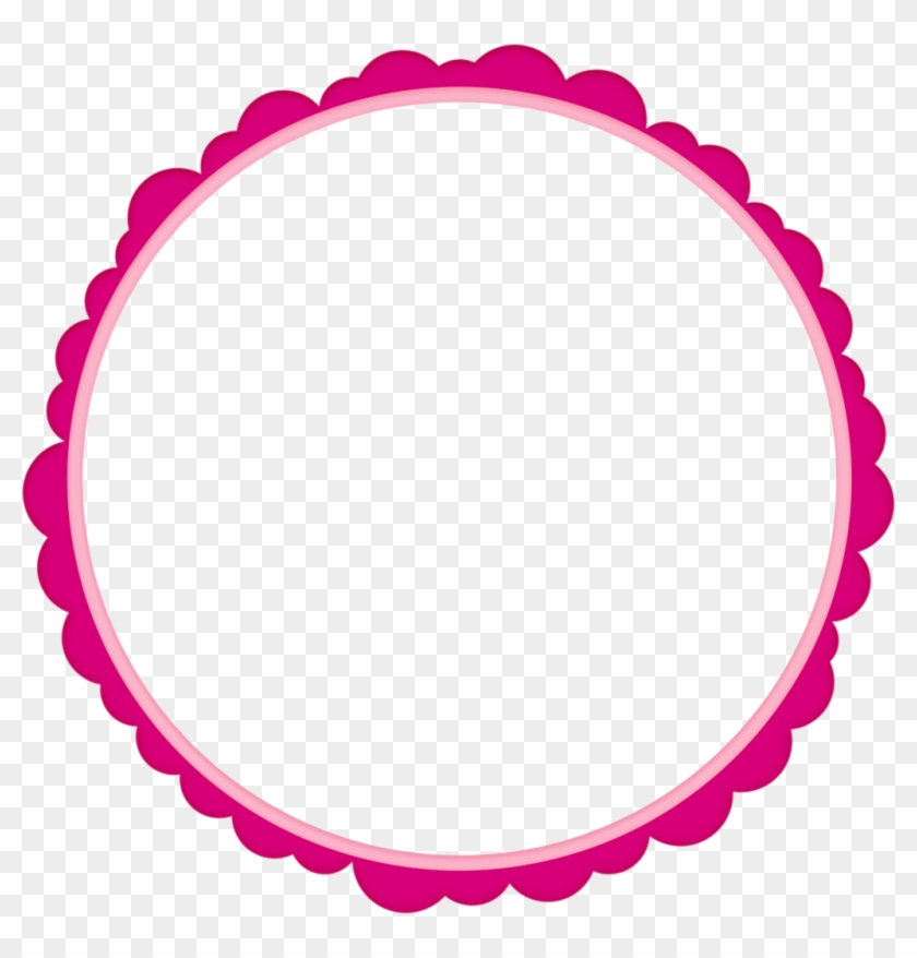 Scallop Label Clipart 4 By Don - Frame Bulat Png - Full Size PNG ...