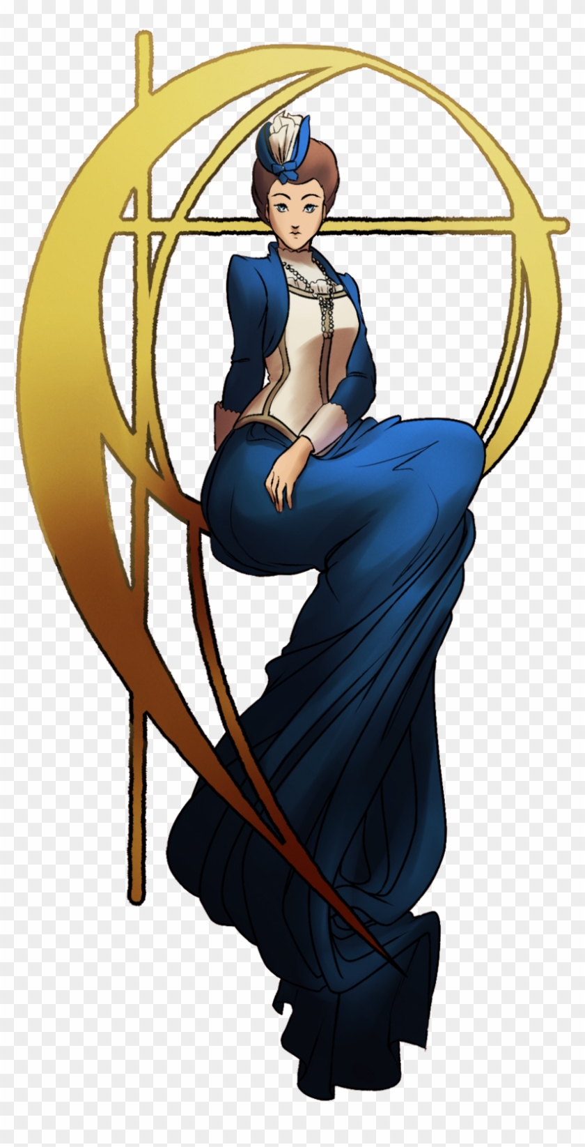 Lady Comstock By Thestrayliger On - Cartoon - Free Transparent PNG ...