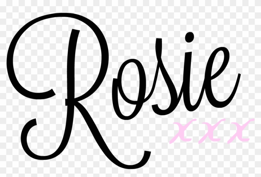 Rosie-signature - Rosie-signature - Free Transparent PNG Clipart Images ...