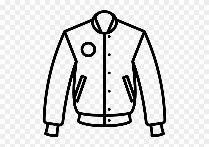 Varsity Jacket Free Icon - Jacket - Full Size PNG Clipart Images Download