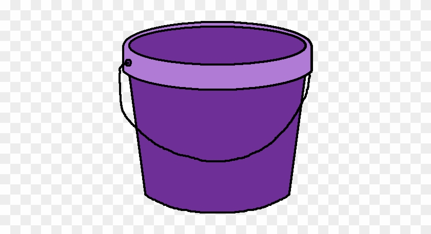Purple Clipart Bucket - Bucket Clipart No Background - Full Size PNG ...