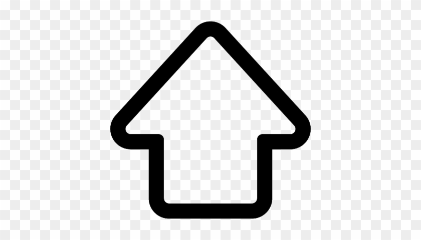 Up Arrow Outline Vector - Arrow Icon Outline Png - Full Size PNG ...