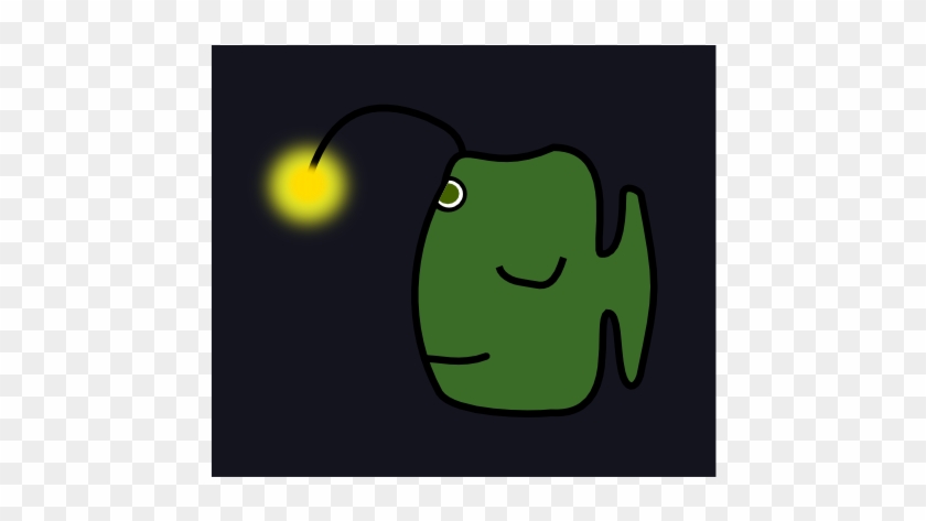 Deep Sea Fish - Cartoon Angler Fish - Full Size PNG Clipart Images Download