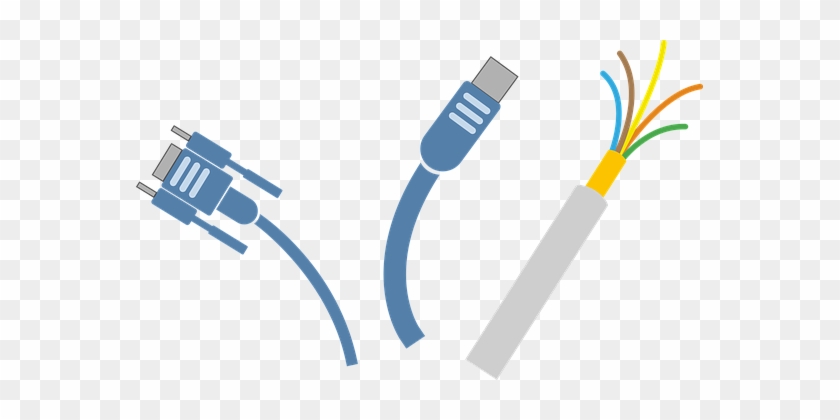 Electric Outlet Plug Socket Vga Wire Outle - Cables Clip Art - Full ...