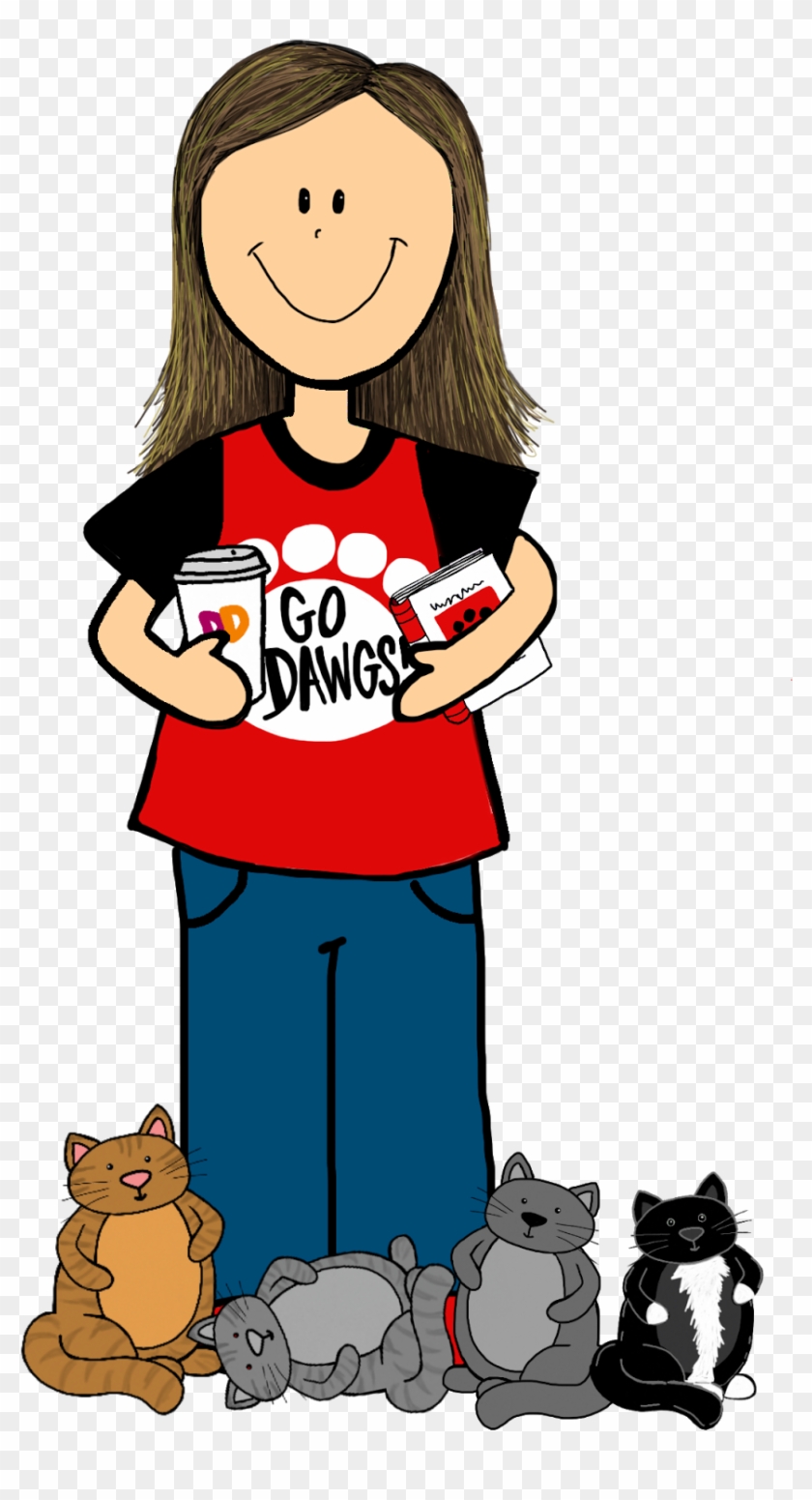 The Cat Lady Catwoman Clip Art - Crazy Cat Lady Clip Art - Full Size ...