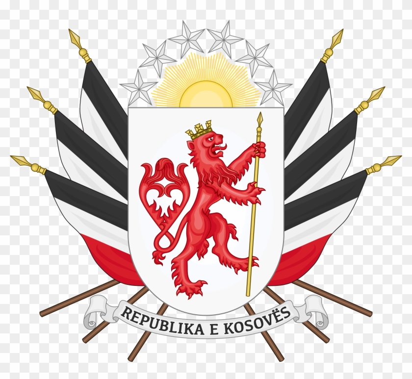 Coat Of Arms Of Kosovo By Houseofhesse - Albanian Coat Of Arms - Full ...