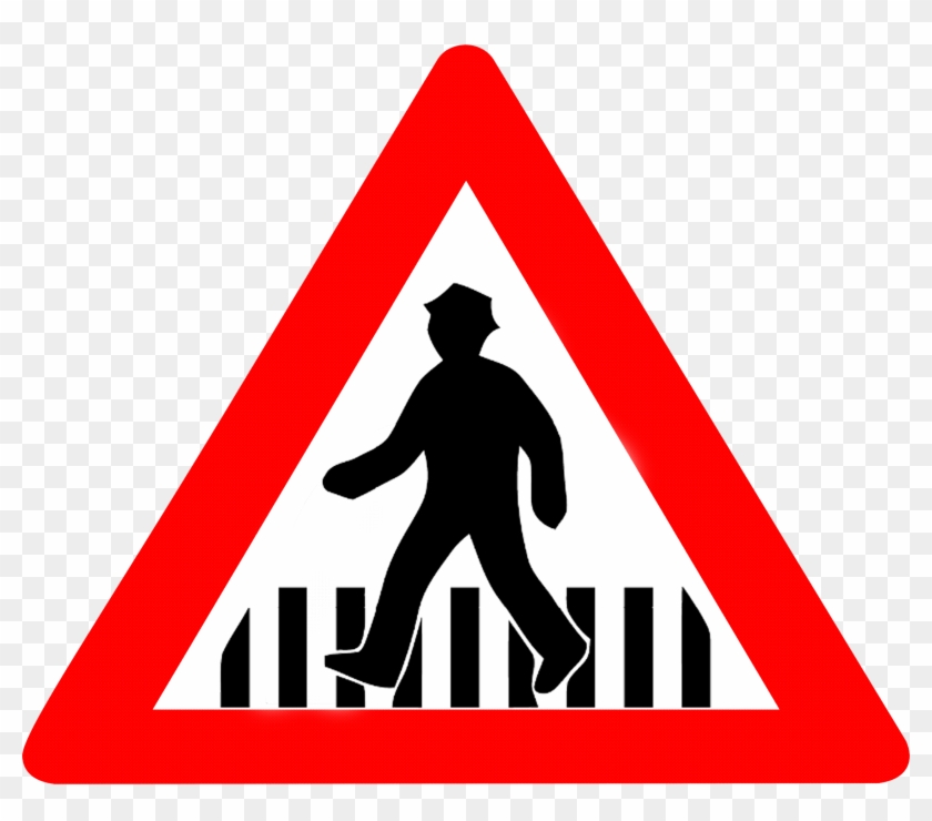 Pedestrian Crossing - School - Pedestrian Crossing Ahead Sign - Full ...