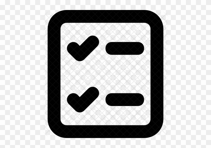 Checklist Icon - Checklist - Full Size PNG Clipart Images Download