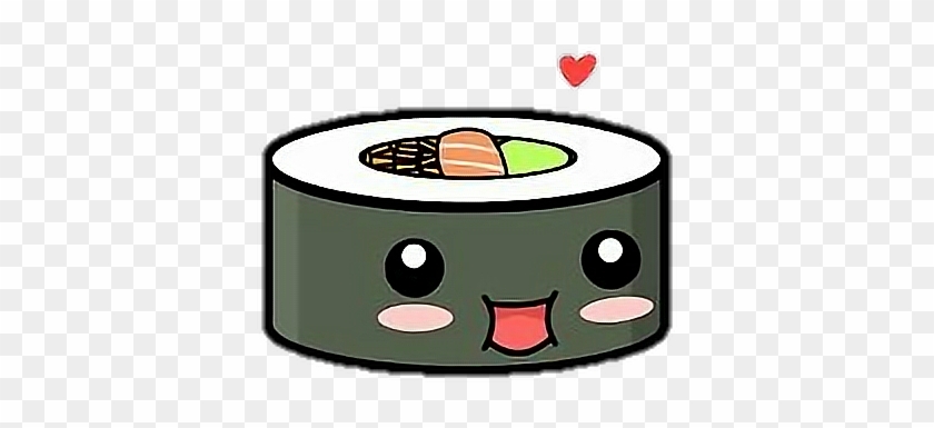 Cute Cartoon Sushi Roll - Full Size PNG Clipart Images Download