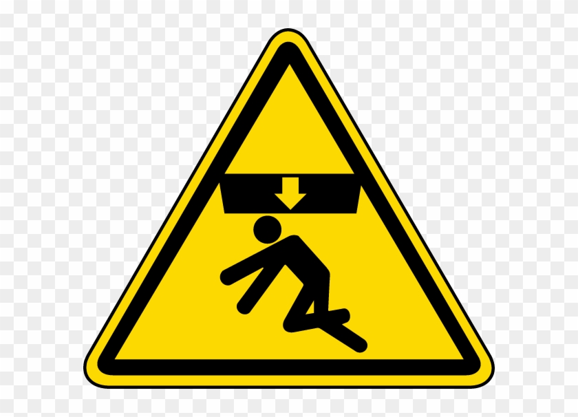 Danger Clipart Emergency Sign - Crush Hazard Sign - Full Size PNG ...