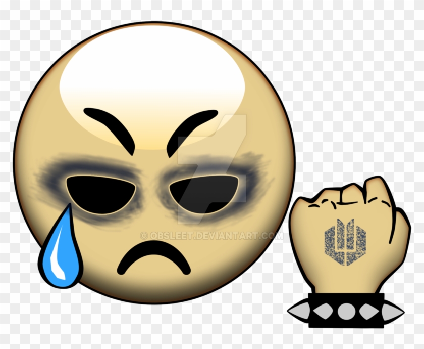 Hardcore Life Emoji By Obsleet - Digital Art - Full Size PNG Clipart ...