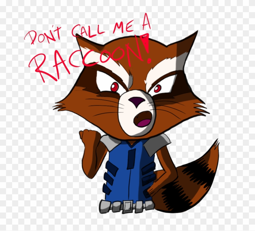 Don't Call Me A Raccoon By Zackowacko - Cartoon - Free Transparent PNG ...