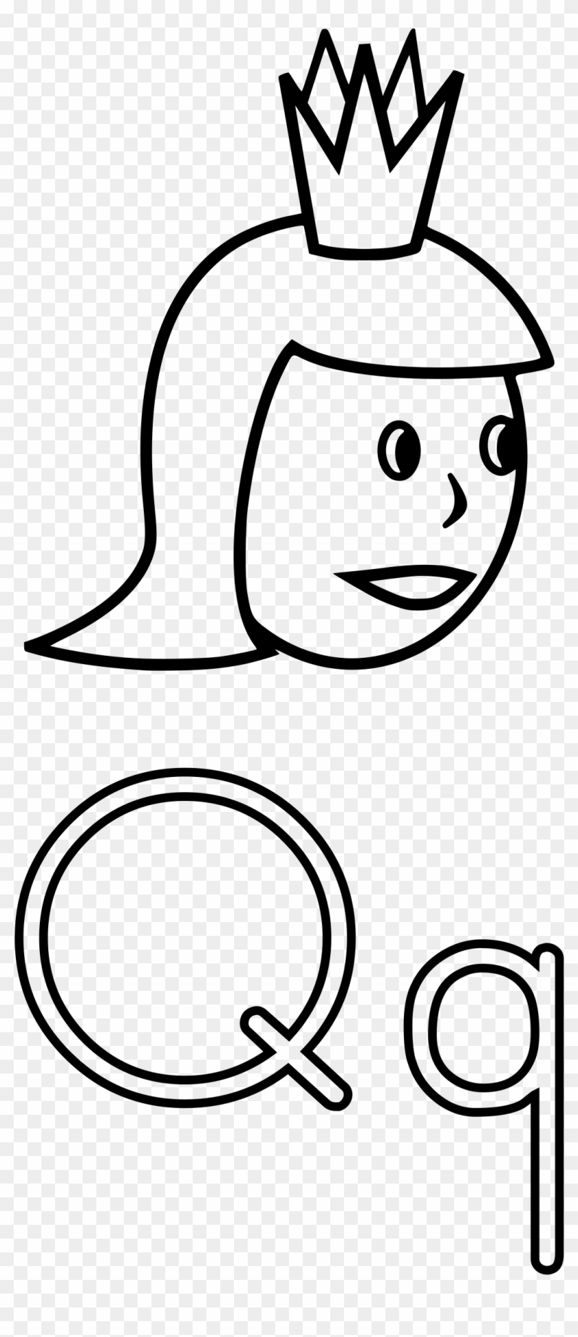 Big Image - Drawing On Letter Q - Full Size PNG Clipart Images Download