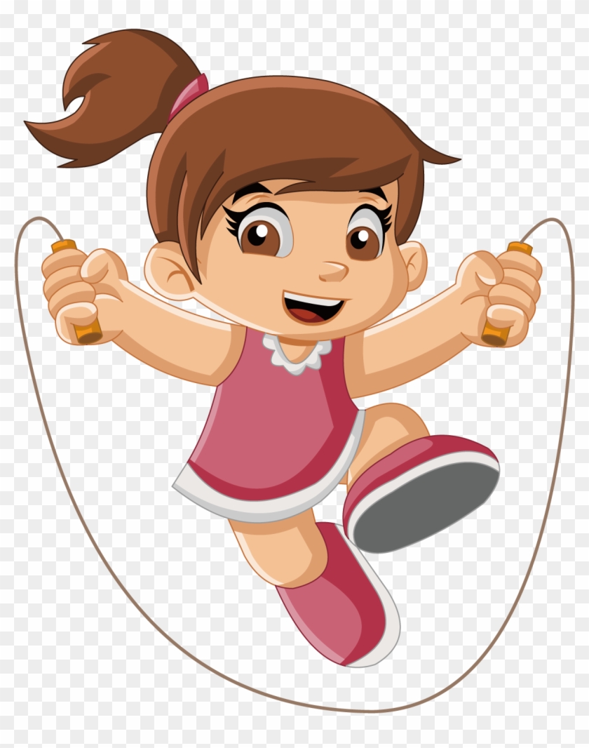 Cartoon Royalty-free Photography Illustration - Jumping Rope Animation ...