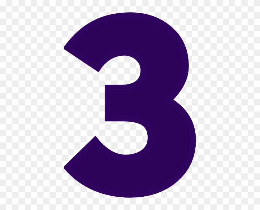 Large Numbers Clipart 2 By William - Number Three Clip Art - Full Size ...
