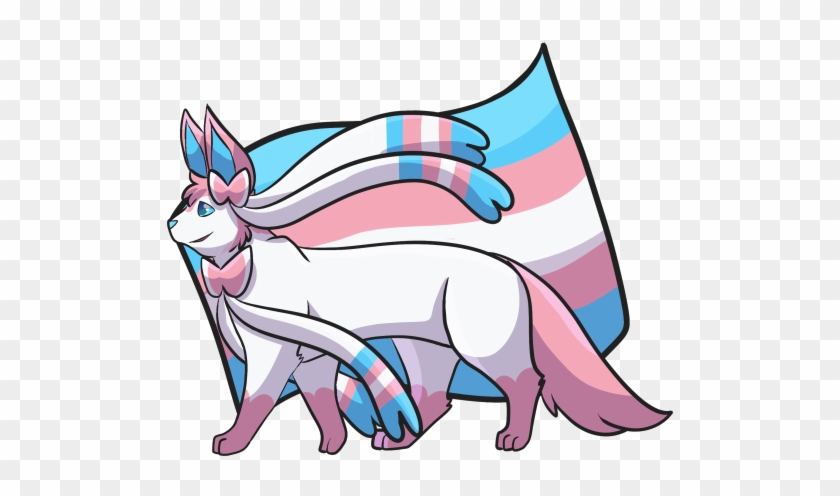 Trans Sylveon Tumblr - Cartoon - Free Transparent PNG Clipart Images ...