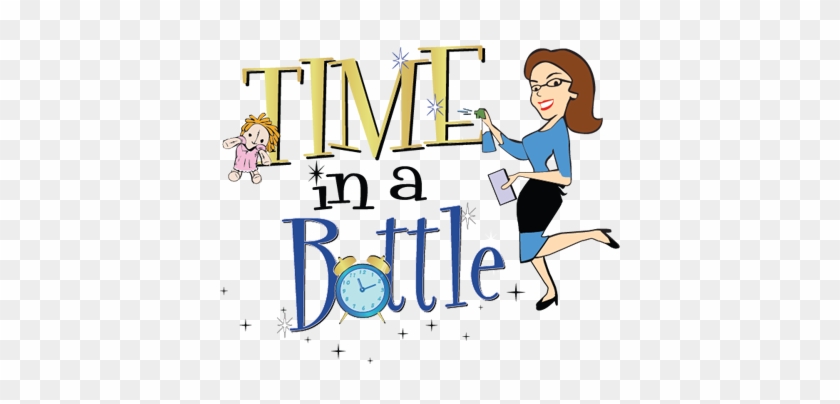 Time In A Bottle - Cartoon - Free Transparent PNG Clipart Images Download