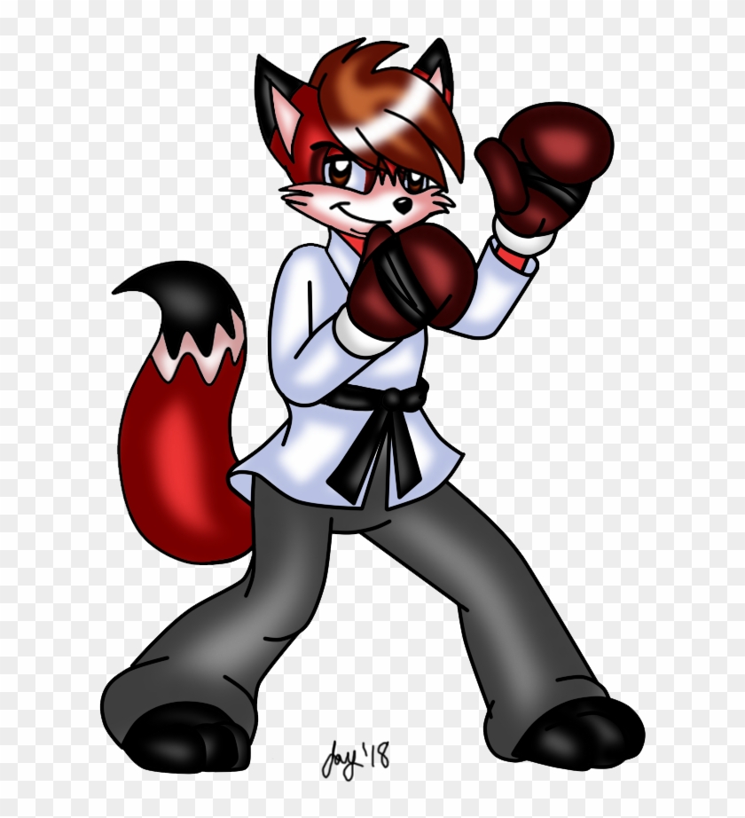 Karate Fox 2018 By Jayfoxfire - Karate - Full Size PNG Clipart Images ...