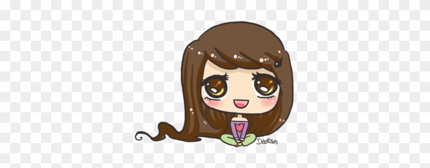 Chibi Girl With Brown Hair - Chibi - Free Transparent PNG Clipart ...