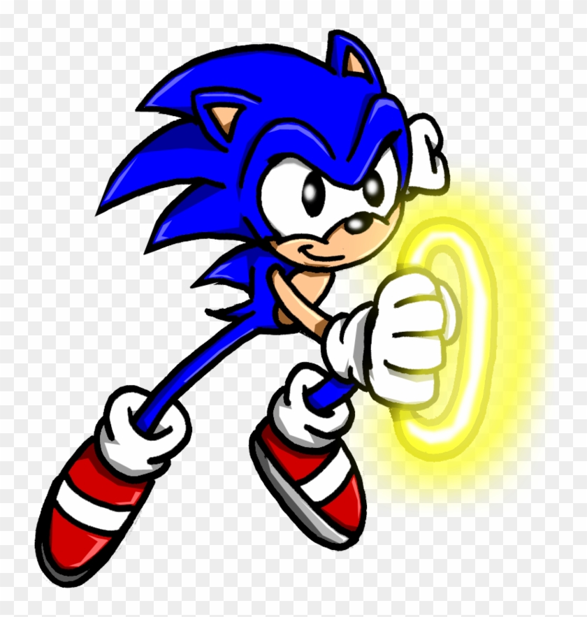 Sonic- Ring Bearer By Dreven - Cartoon - Free Transparent PNG Clipart ...