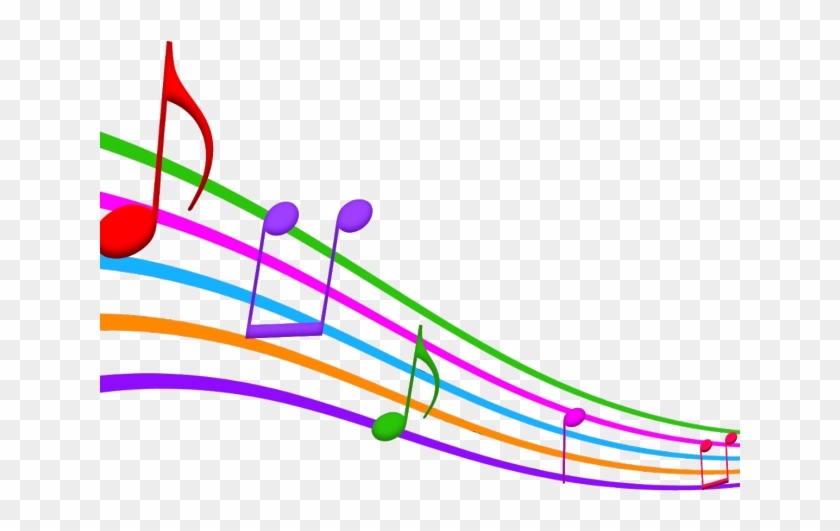Musical Notes Clipart Mucic - Colourful Music Notes Png - Full Size PNG ...